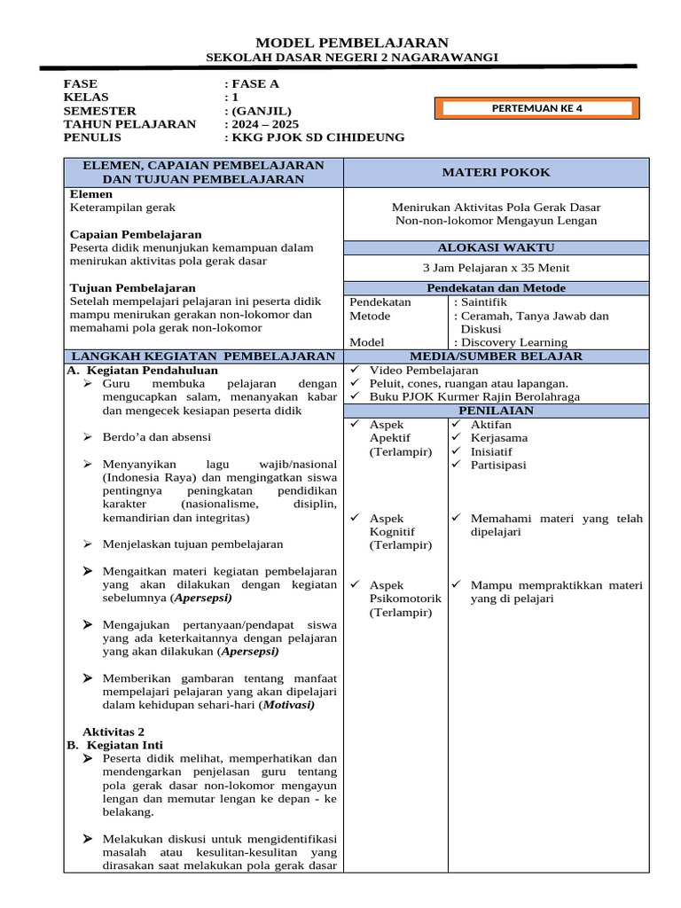 Modul Ajar - Pertemuan 4 | PDF