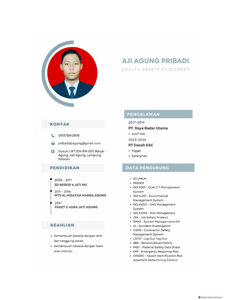 CV Aji Agung Pribadi 23 | PDF