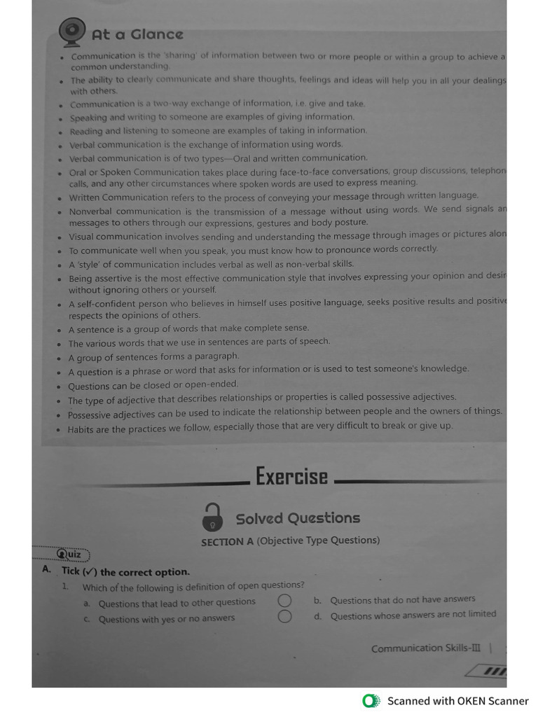 Unit-1 - Communication | PDF