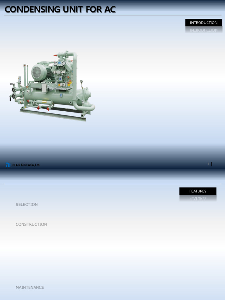 Offshore - Condensing Unit For Ac | PDF