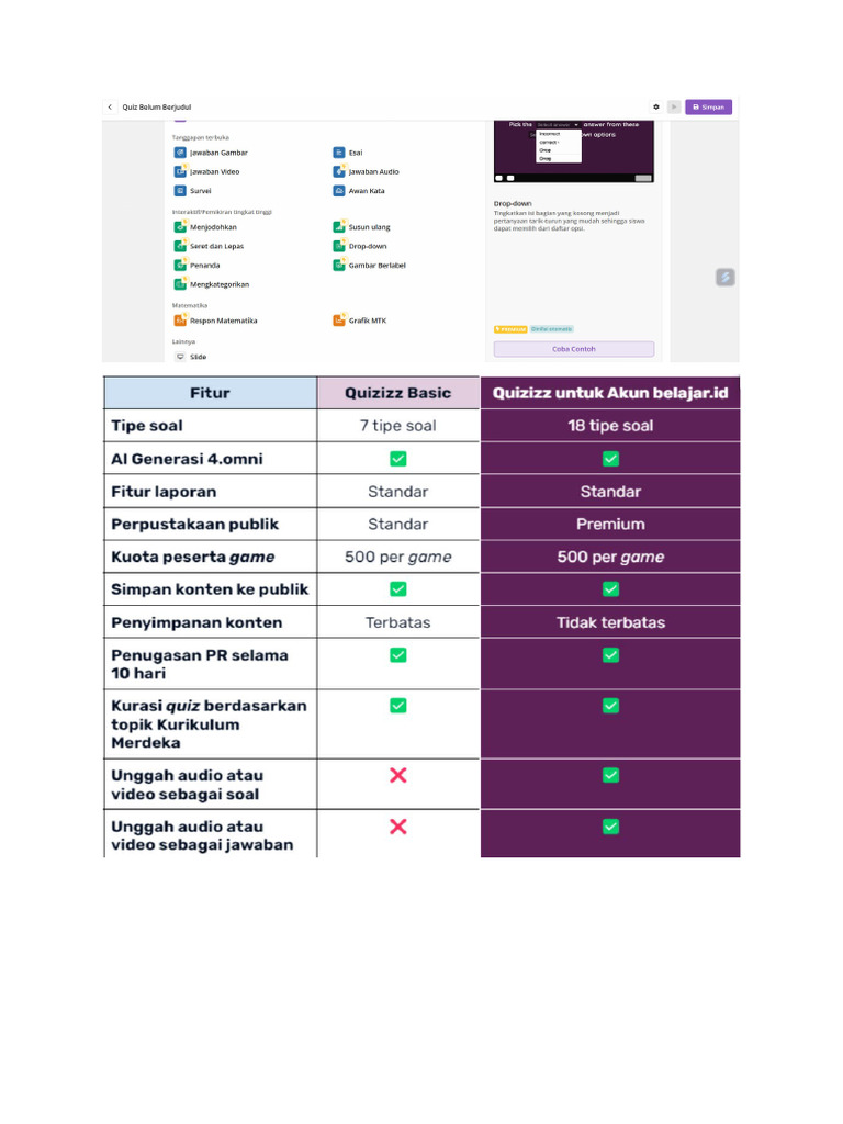 Materi Quizizz | PDF