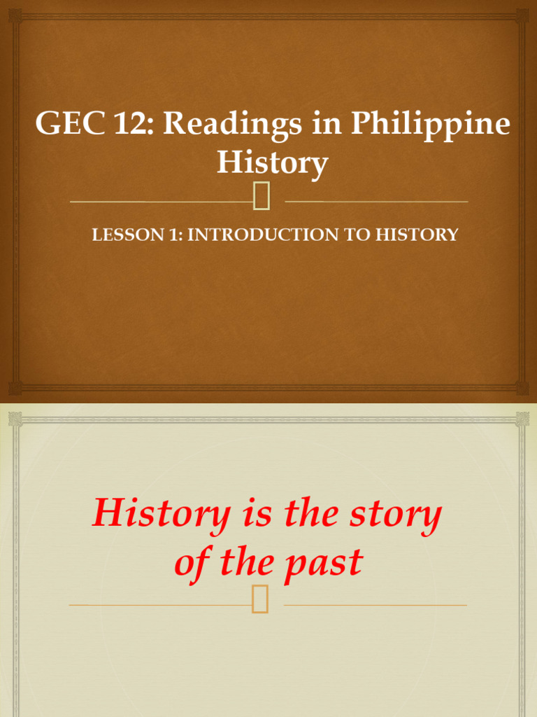 Introduction To History | PDF