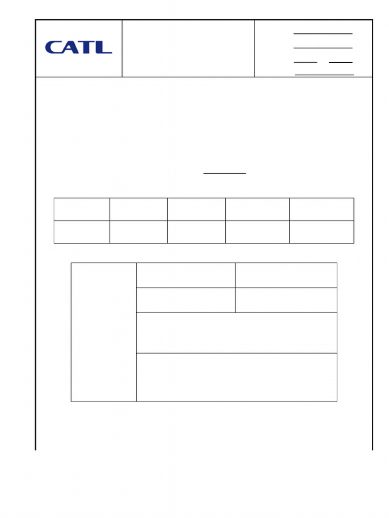 CATL-3.2V-240Ah-Lithium-Iron-PhosphateLiFePO4-LFP-Battery-Cells-Datasheet Translated | PDF