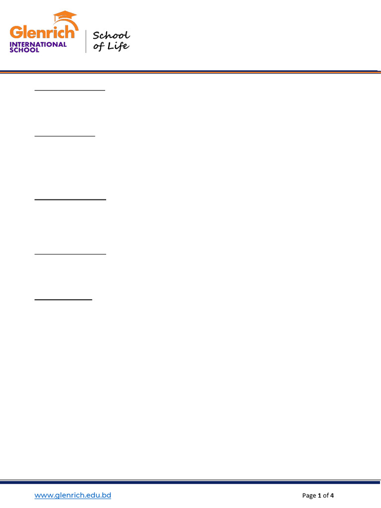 Landforms Worksheet 3 | PDF