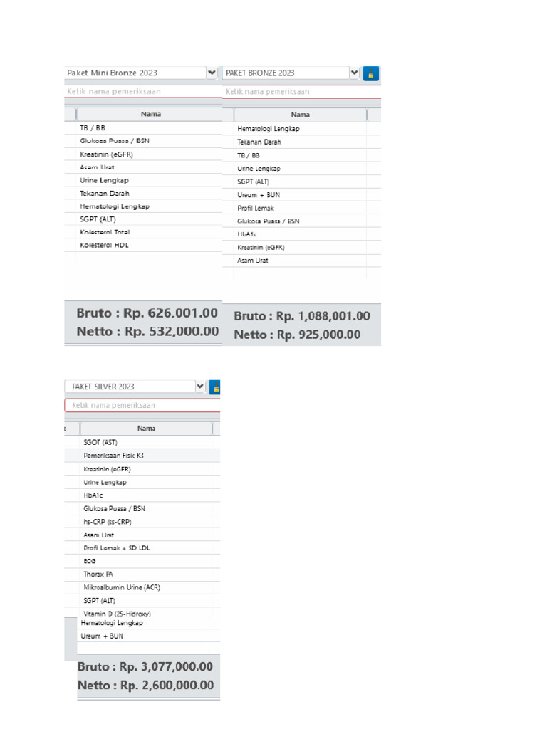 Paket GCU 2023 | PDF