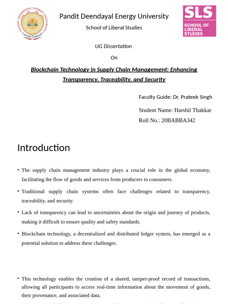 Harshil Dissertation Presentations | PDF