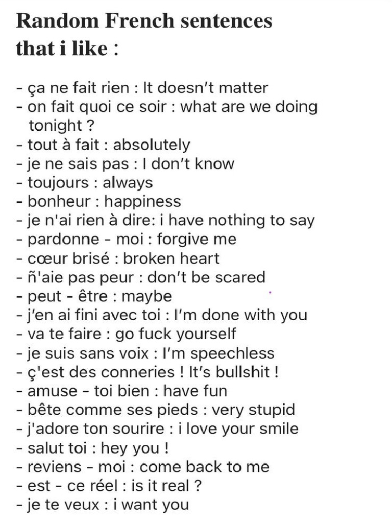 French Hints | PDF