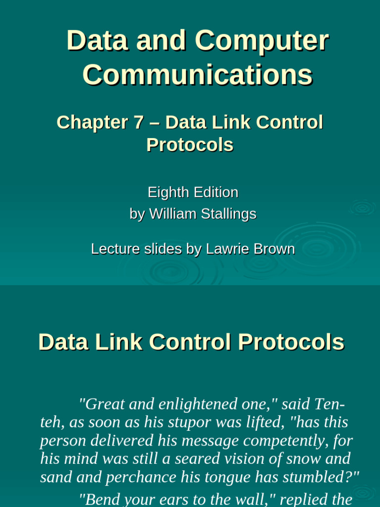 07 DataLinkControl | PDF