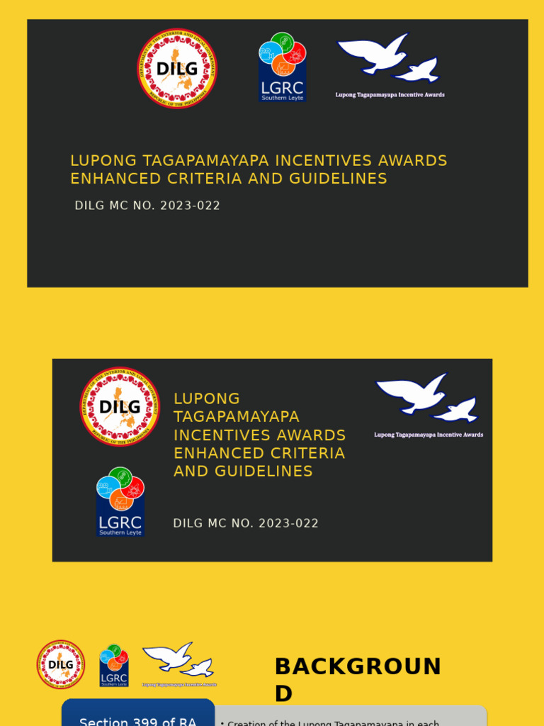 Updated - Enhanced LTIA Criteria | PDF