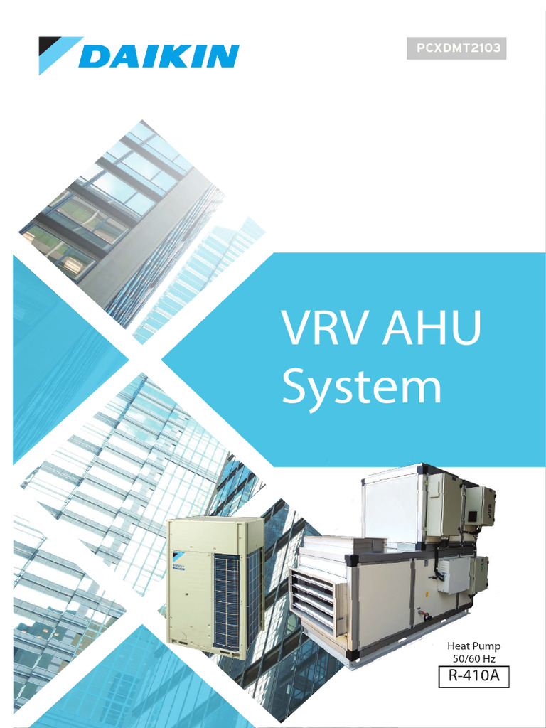 VRV Ahu System - Pcxdmt2103 | PDF