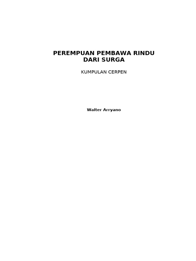 Buku Kumpulan Cerpen | PDF