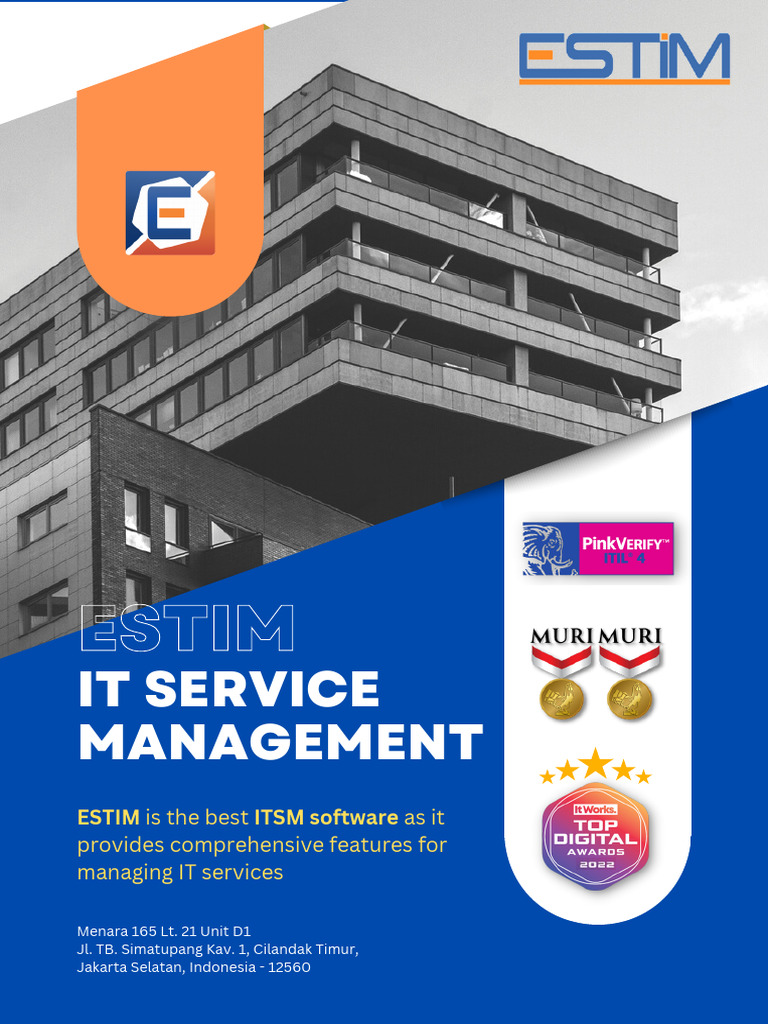 ESTIM IT Service Management v1.0 | PDF | It Service Management | Technology & Engineering