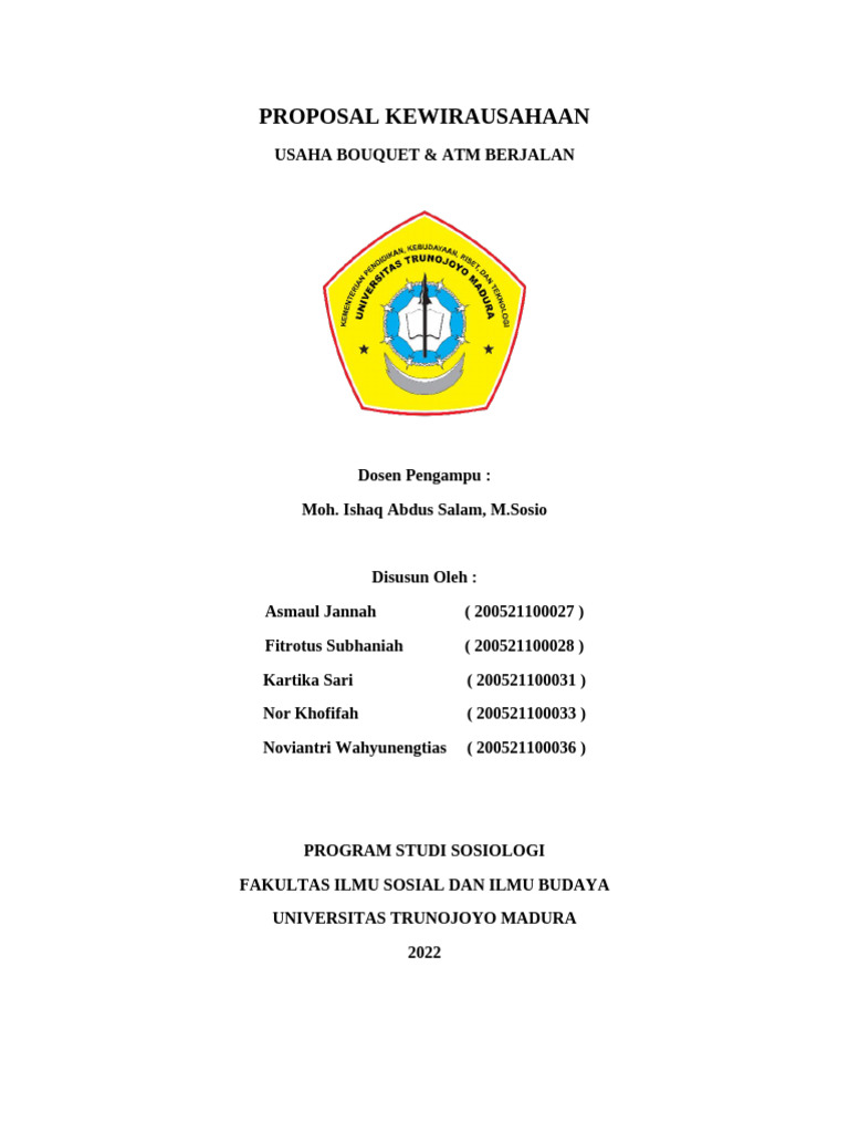 Proposal Kwu Fixxxx | PDF