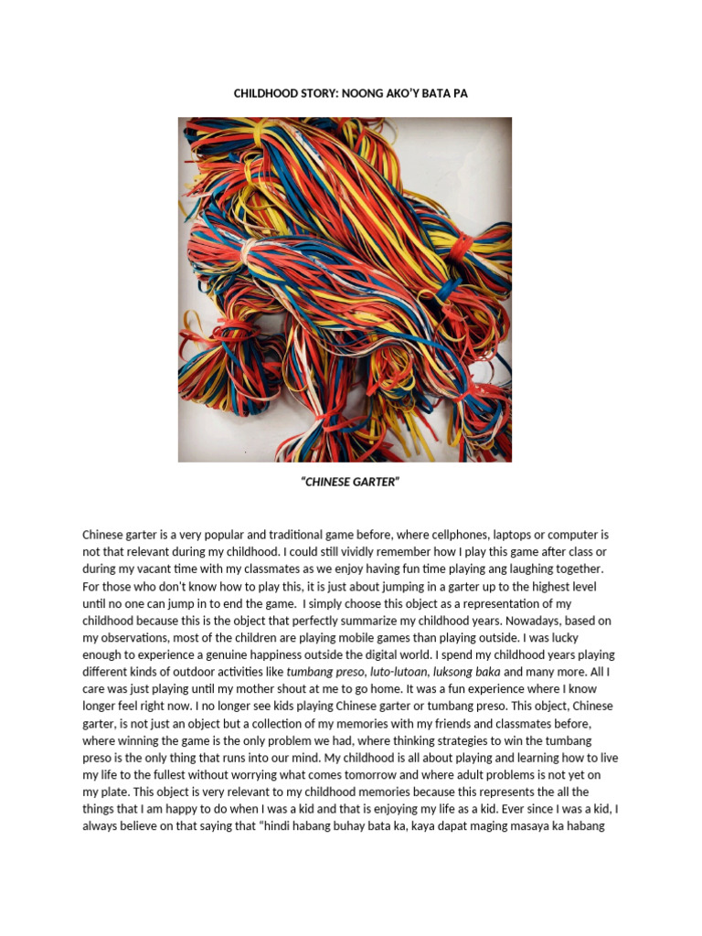 Childhood Story | PDF