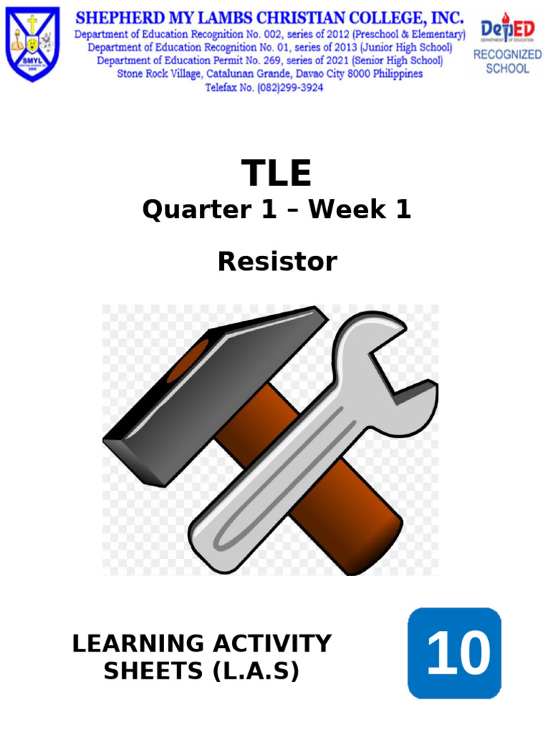 Q1 - Tle 10 - Week 1 - Las | PDF