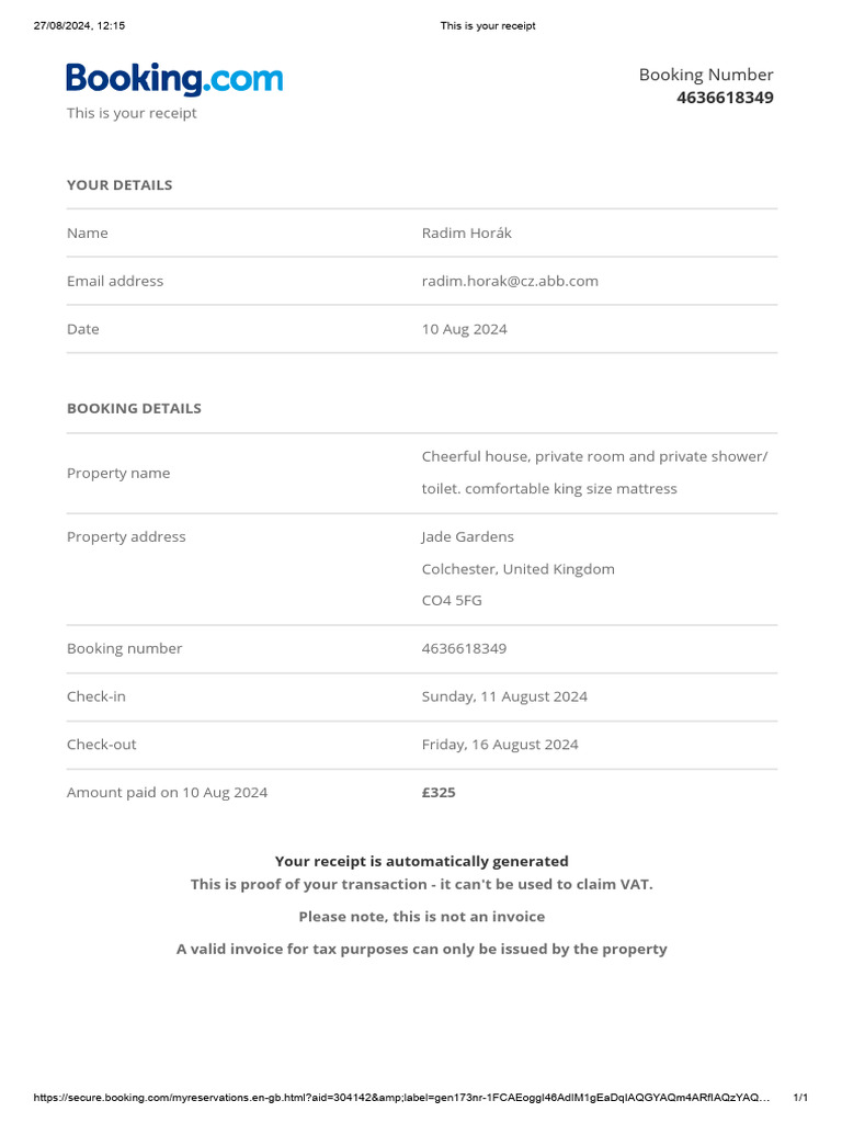 Manage Your Bookings | PDF