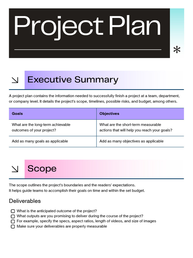 Project Plan | PDF