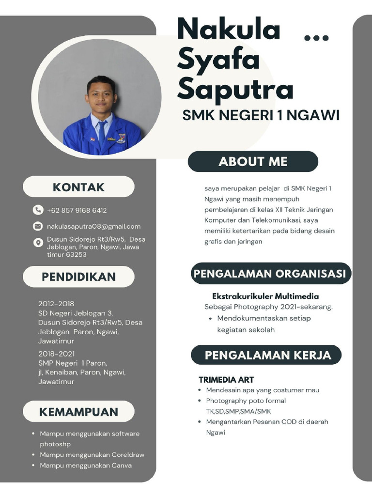 CV Nakula Syafa Saputra | PDF