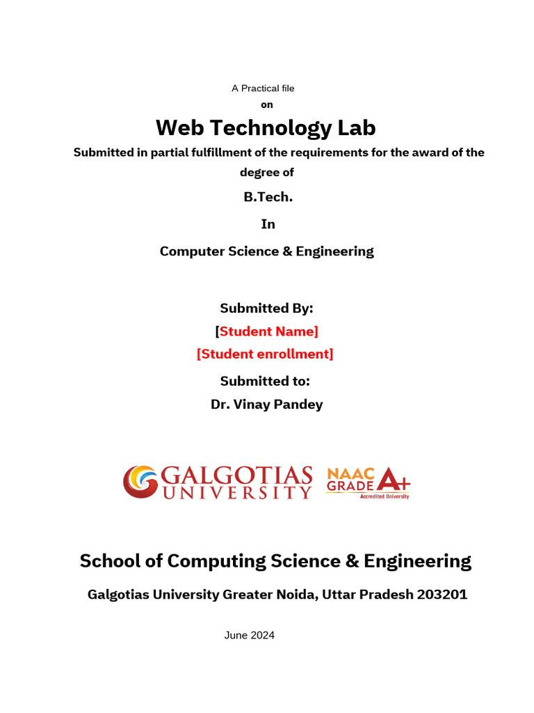 Final Web Tech File (L) | PDF
