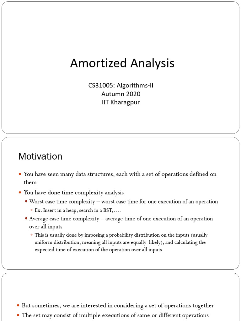 2 Amortized Analysis | PDF