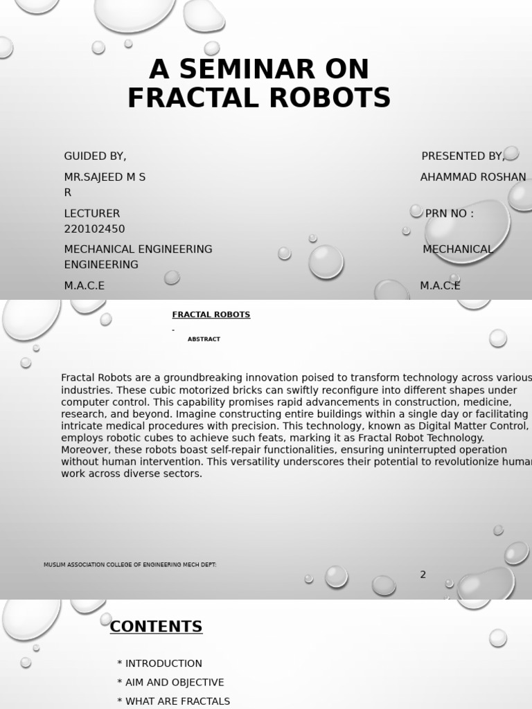 Fractal Robots Roshan Orginal End | PDF