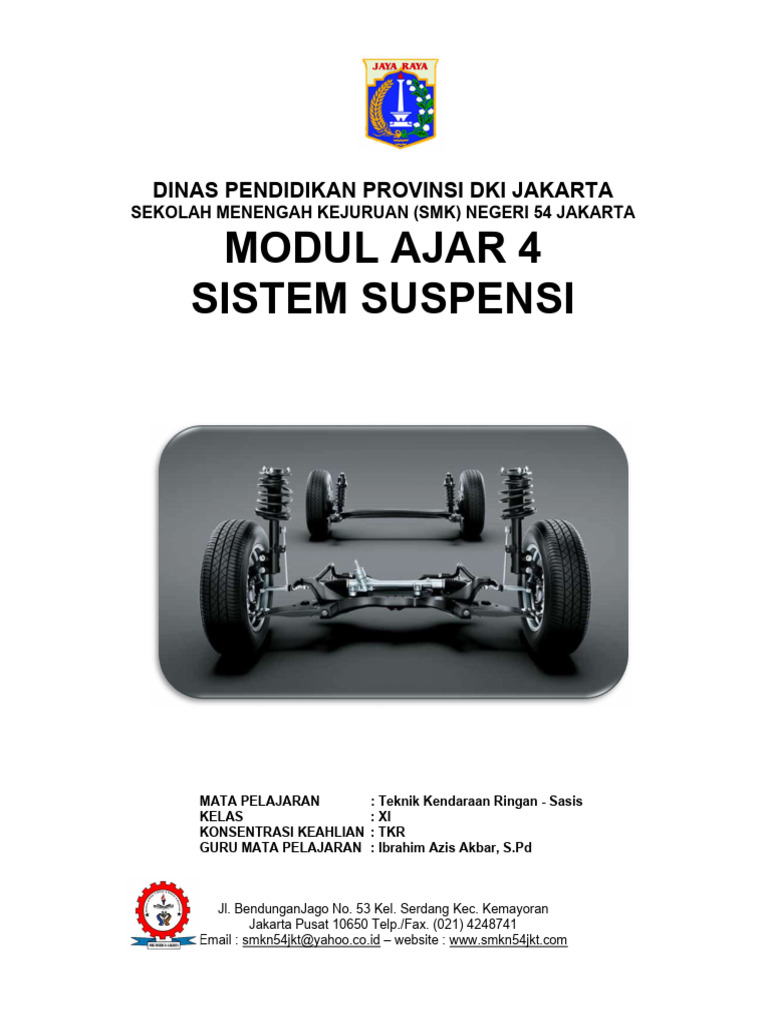 MODUL 4. Sasis Kendaraan - Suspensi 2 | PDF