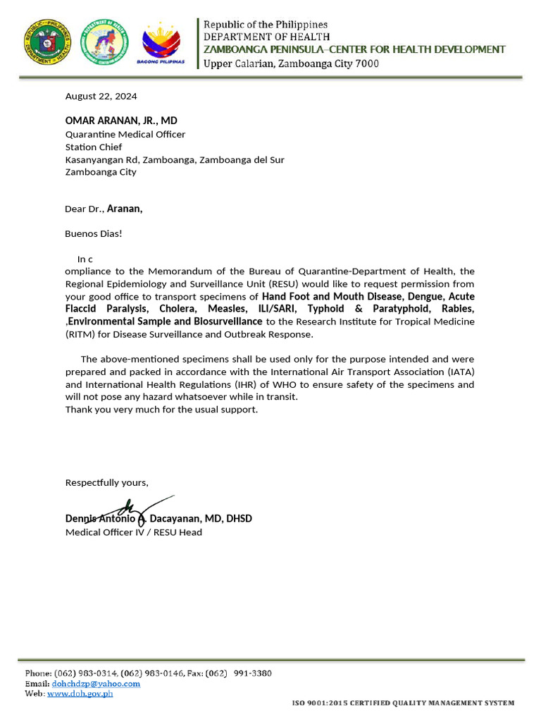 Boq Letter New Format | PDF