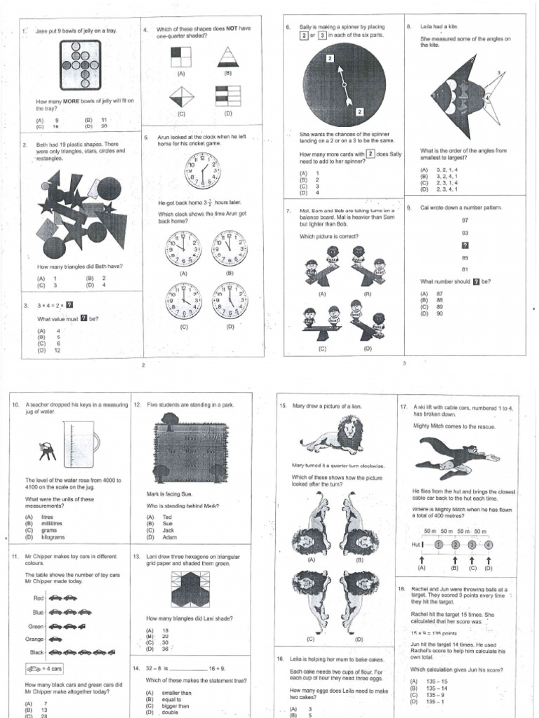 6.ICAS Primary Intermediate - B | PDF