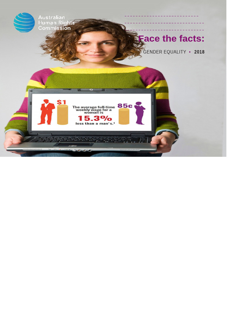 2018 Face The Facts Gender Equality | PDF | Woman | Gender Pay Gap