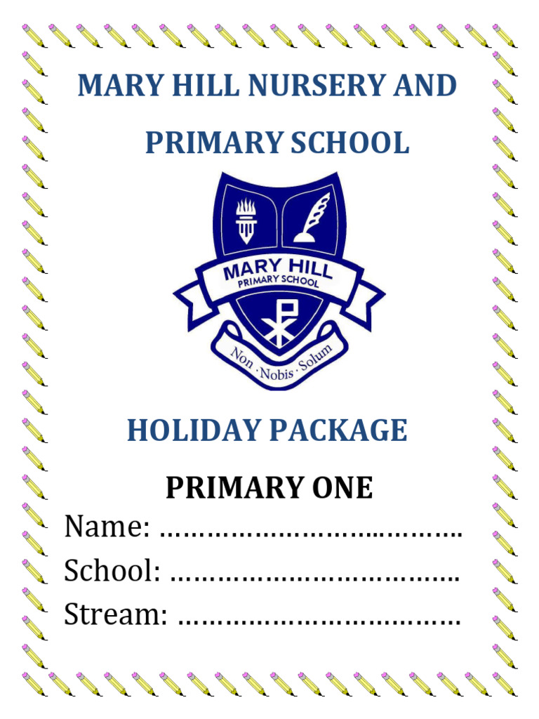 Holiday Package Primary One | PDF