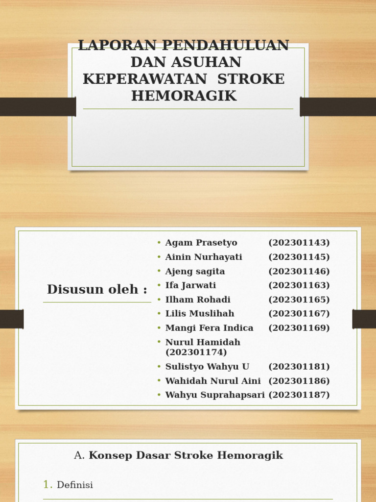 Stroke Hemoragik | PDF