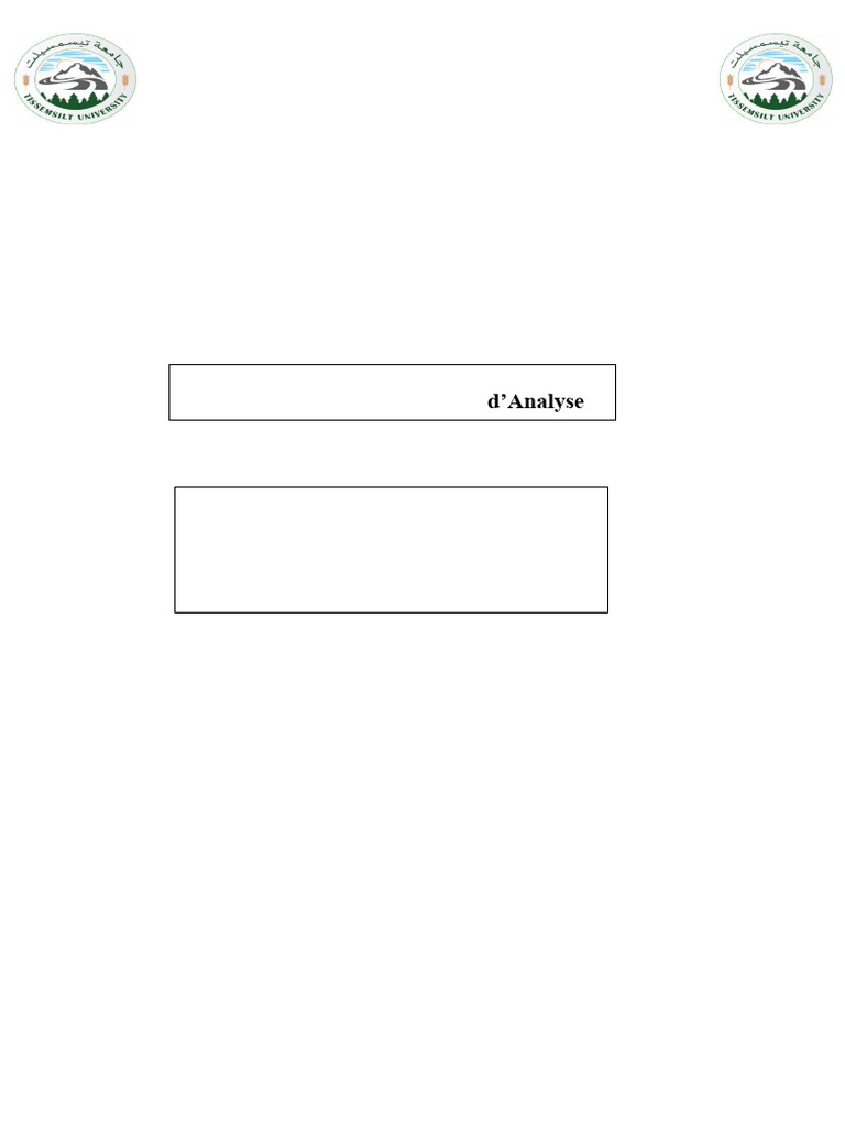 Polycopie Cours Methode Analyse | PDF