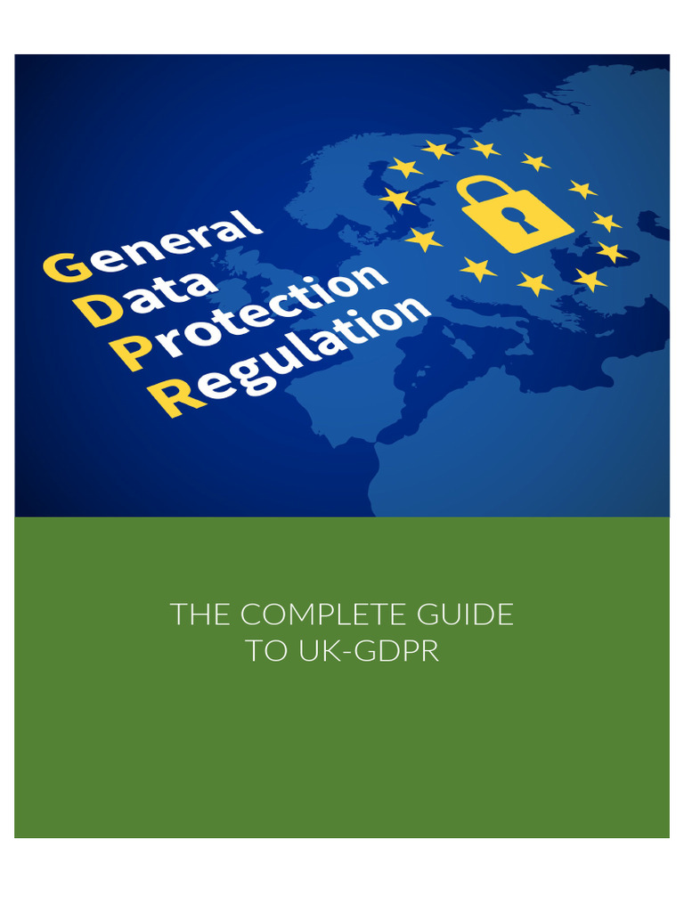 The Complete Guide To UK GDPR Sample 1 | PDF
