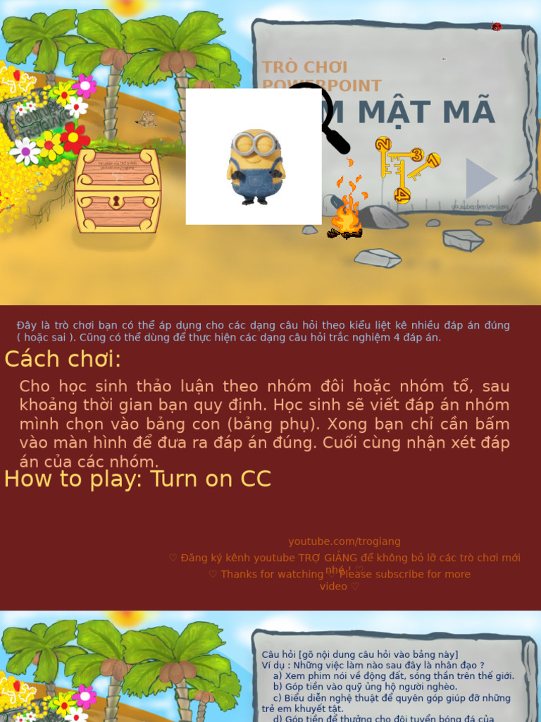 Tro Choi Powerpoint Tim Mat Ma 2 196202116 | PDF