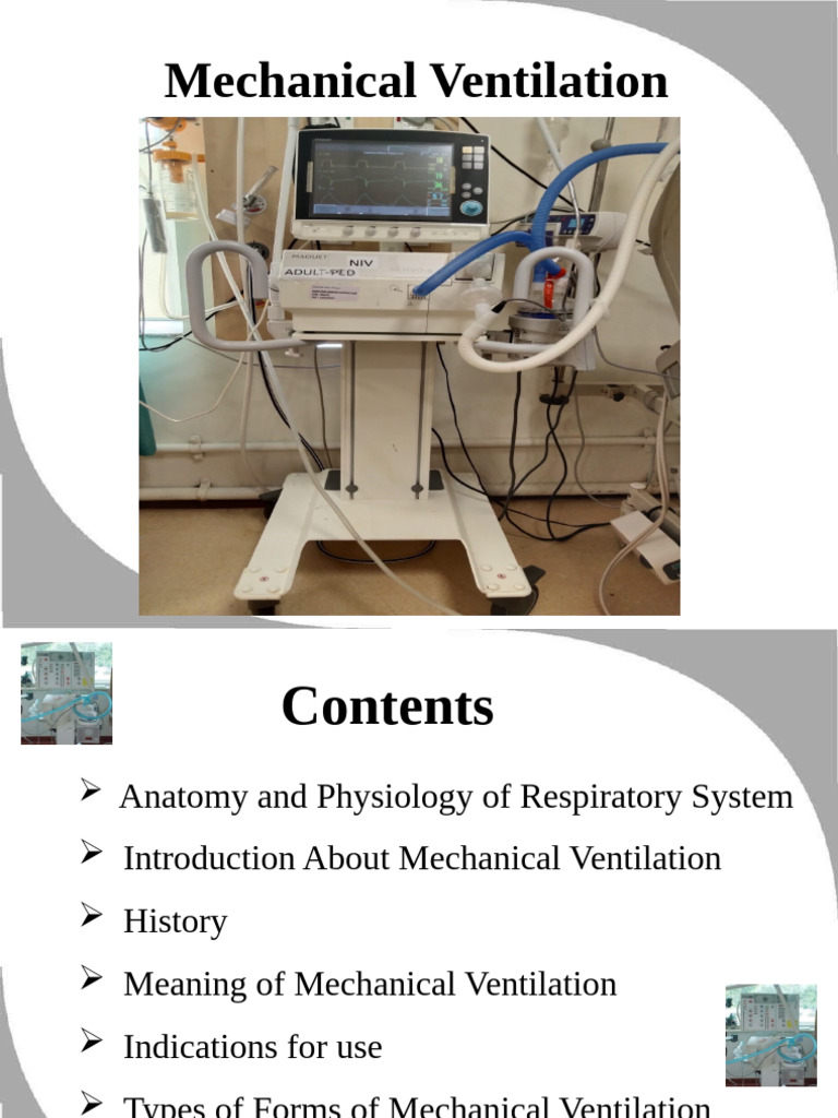 Mechanical Ventilation -1 | PDF