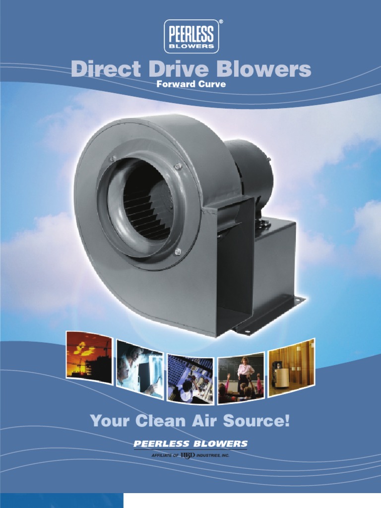 Peerless Direct Drive Blowers Overview | PDF | Mechanical Fan ...
