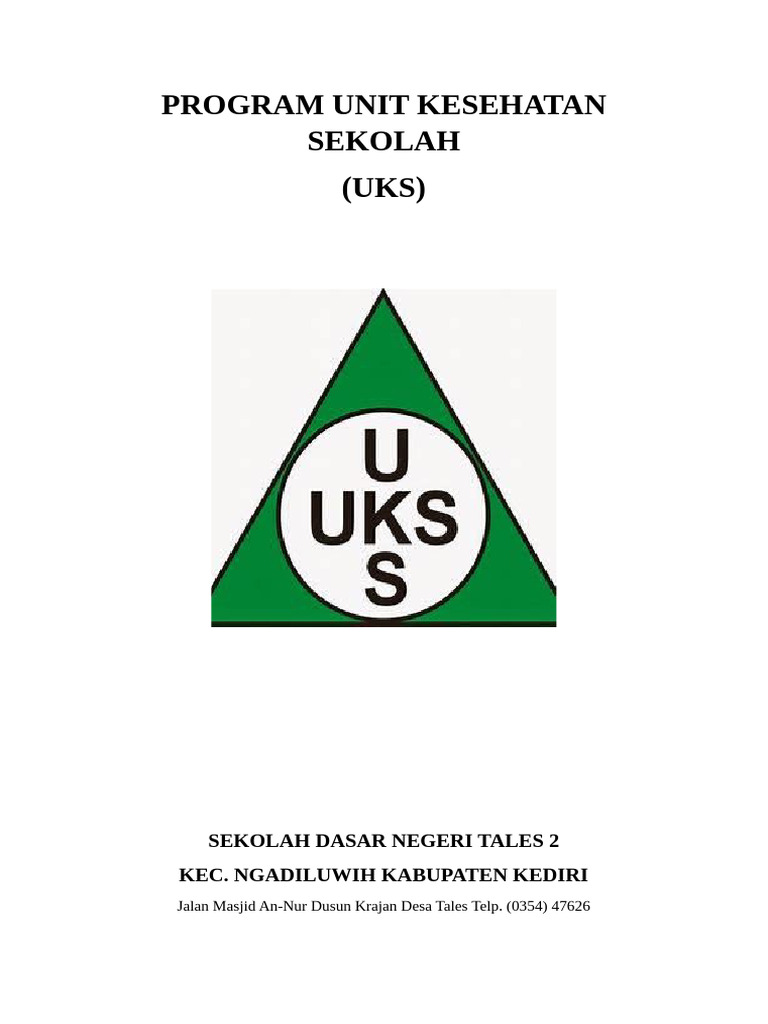 Program Unit Kesehatan Sekolah | PDF