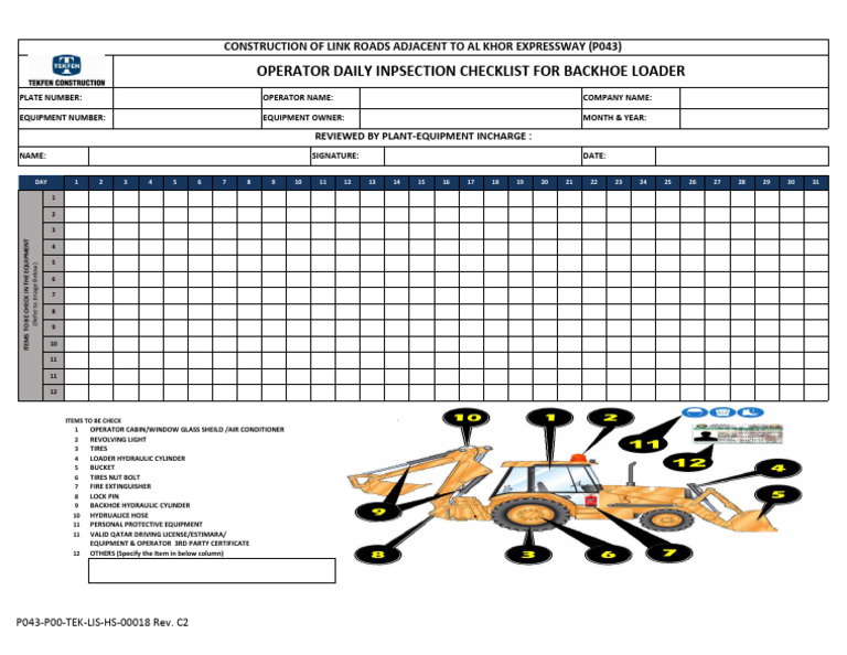 Backhoe Loader - Rev-C2 | PDF | Loader (Equipment) | Heavy Equipment