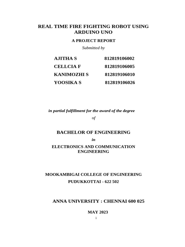 Ece Final Report | PDF