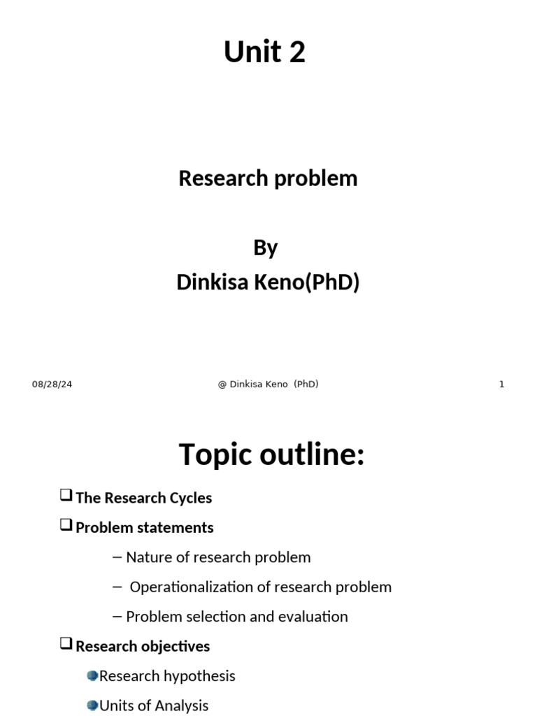 Research Chapter 2 RVU | PDF | Methodology | Hypothesis