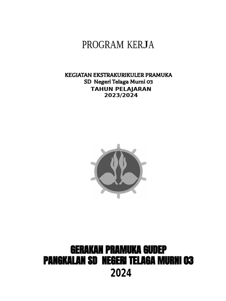 Program Kerja EKSKUL Pramuka | PDF