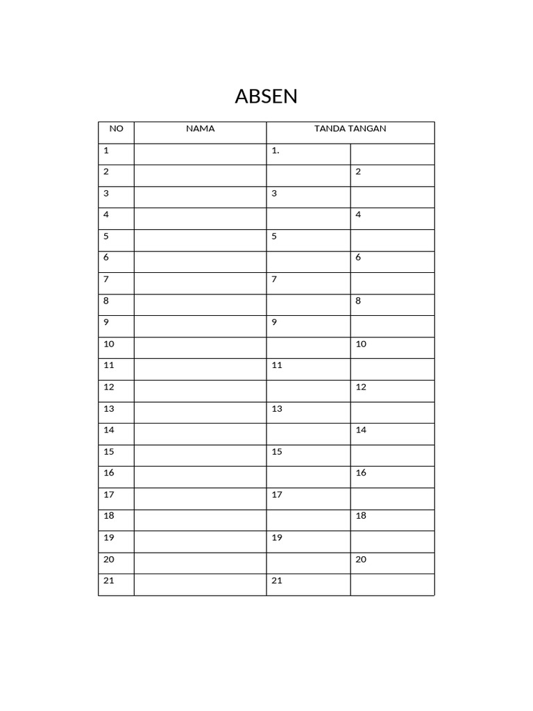 ABSEN | PDF