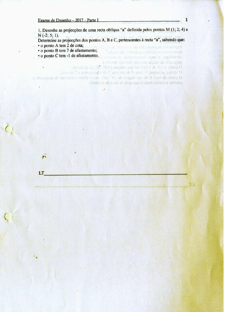 UEM-Desenho 1-2017 | PDF