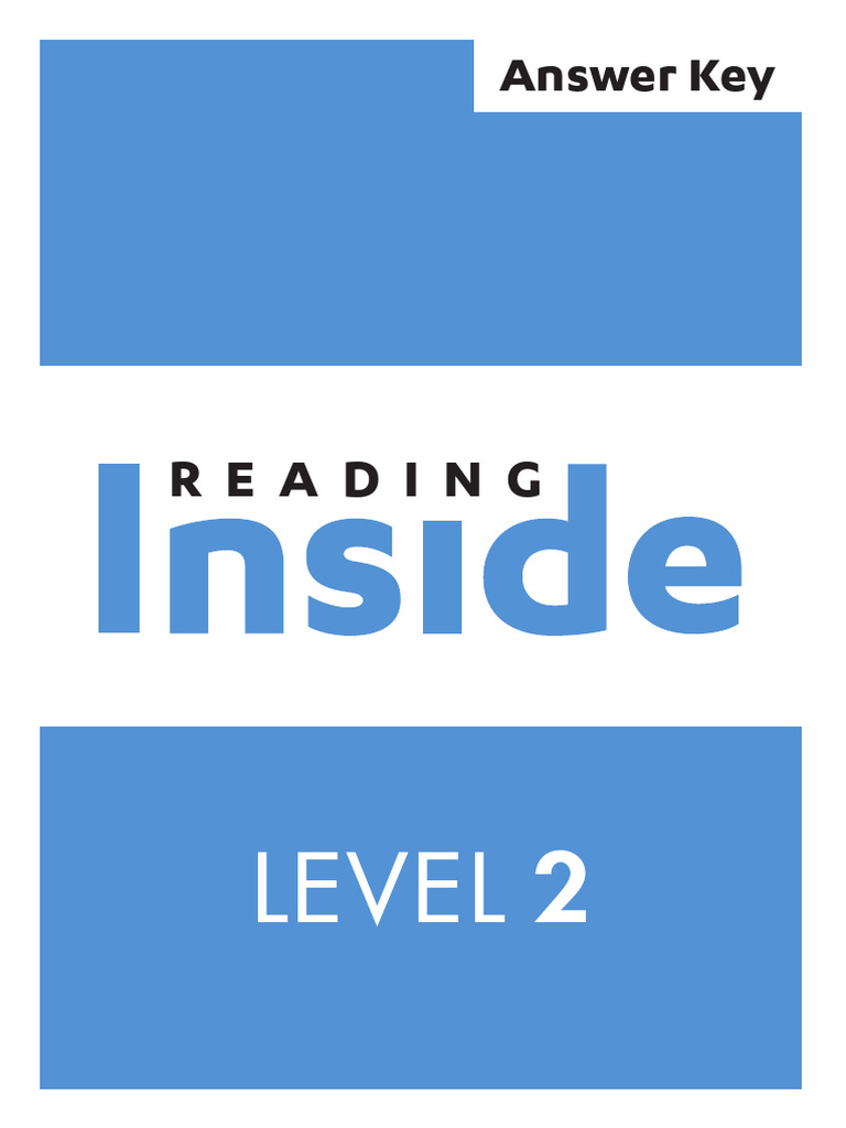 Reading Inside Level 2 해설 (Answer Key) | PDF