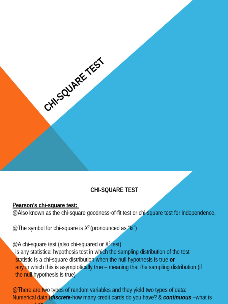 Chapter 9 - Chi Square Test 3 | PDF