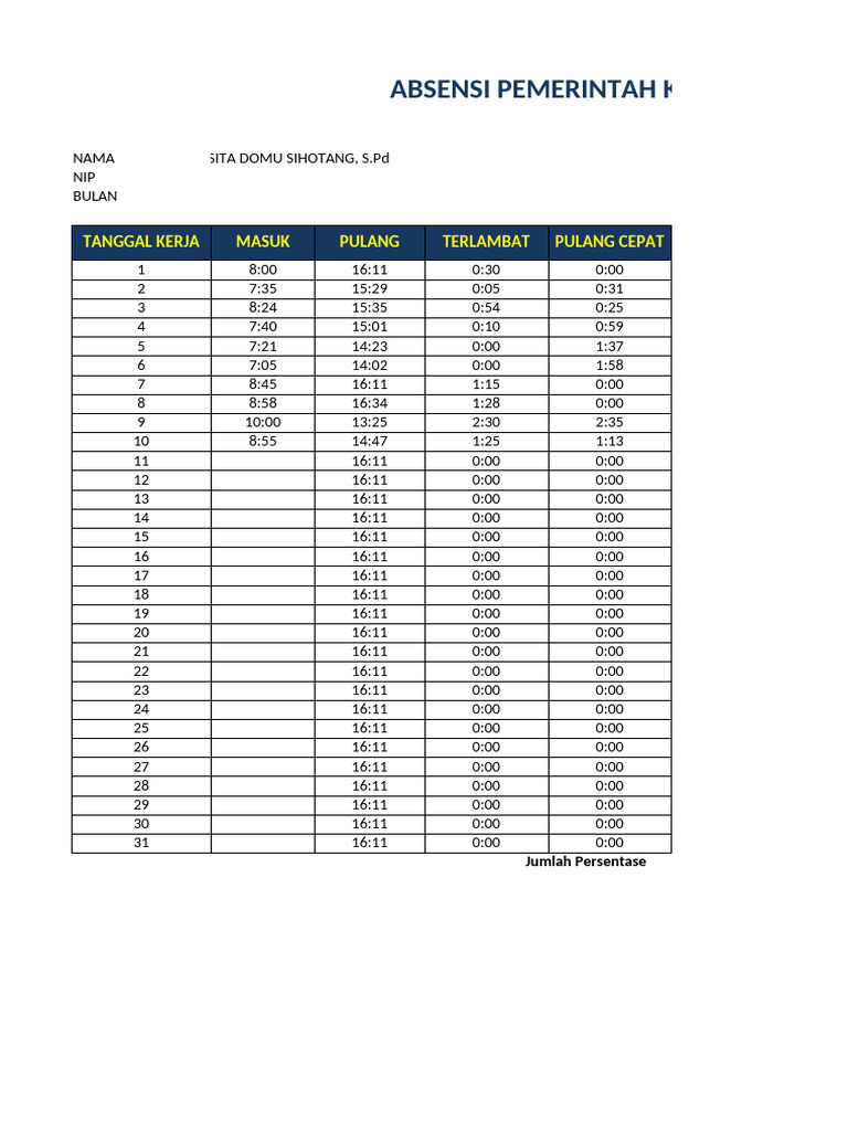 Absen Manual SHARED | PDF