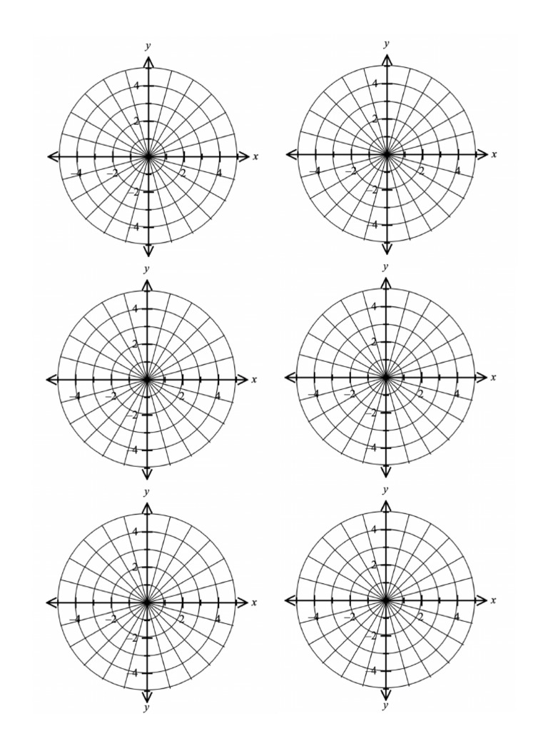 Polar Graph Paper | PDF
