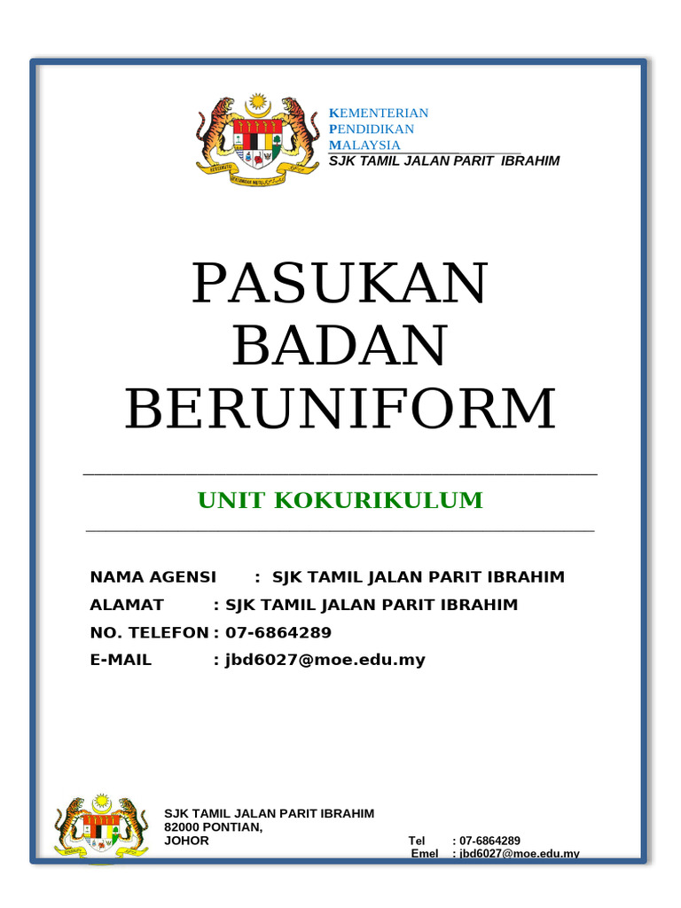 Pasukan Badan Beruniform | PDF