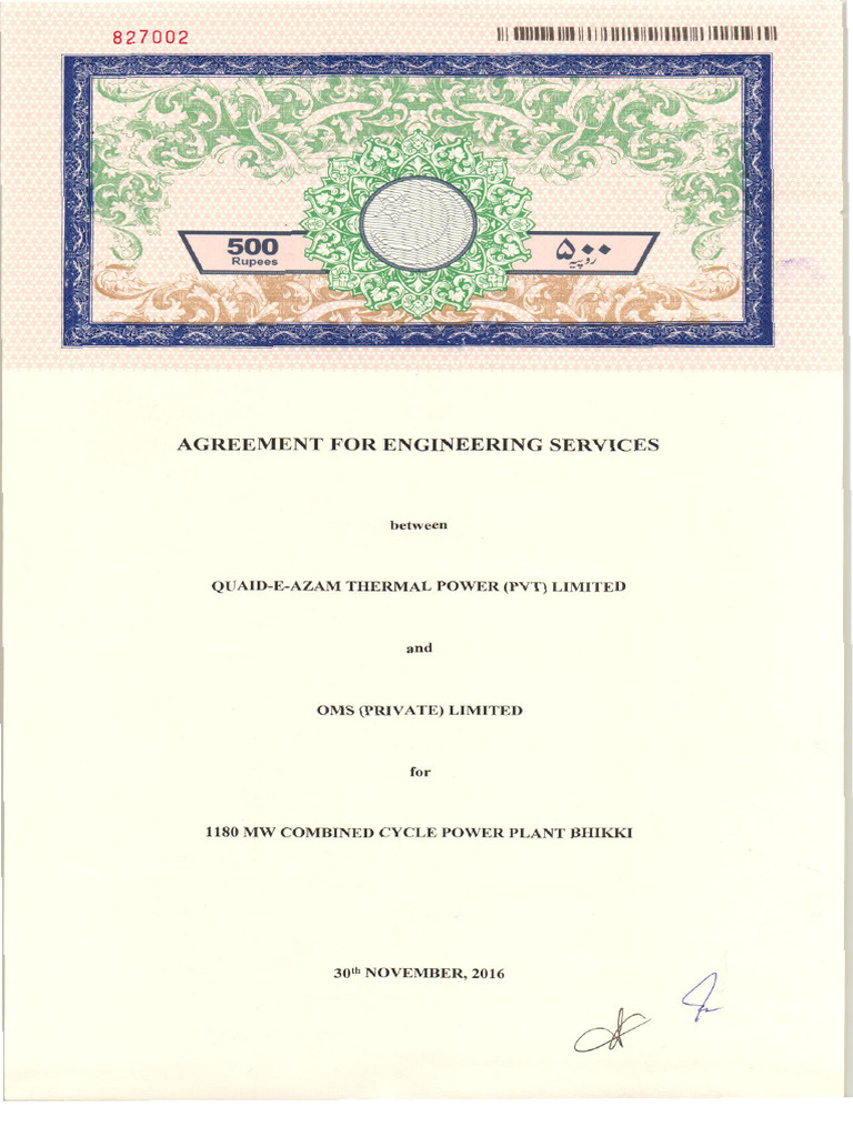 Independent Engineer Agreement | PDF