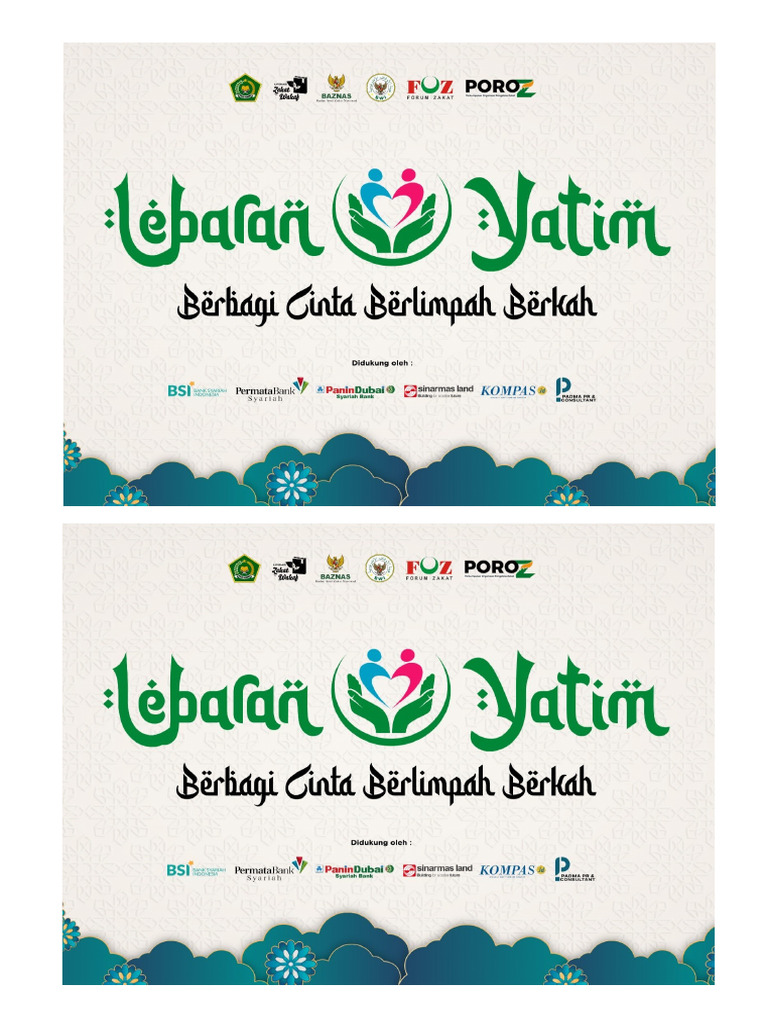 Backdrop Lebaran Yatim | PDF
